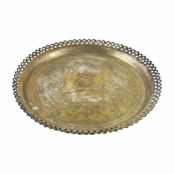 Unknow/Saudi Arabia | Dining | Vintage Middle Eastern Serving Tray ...